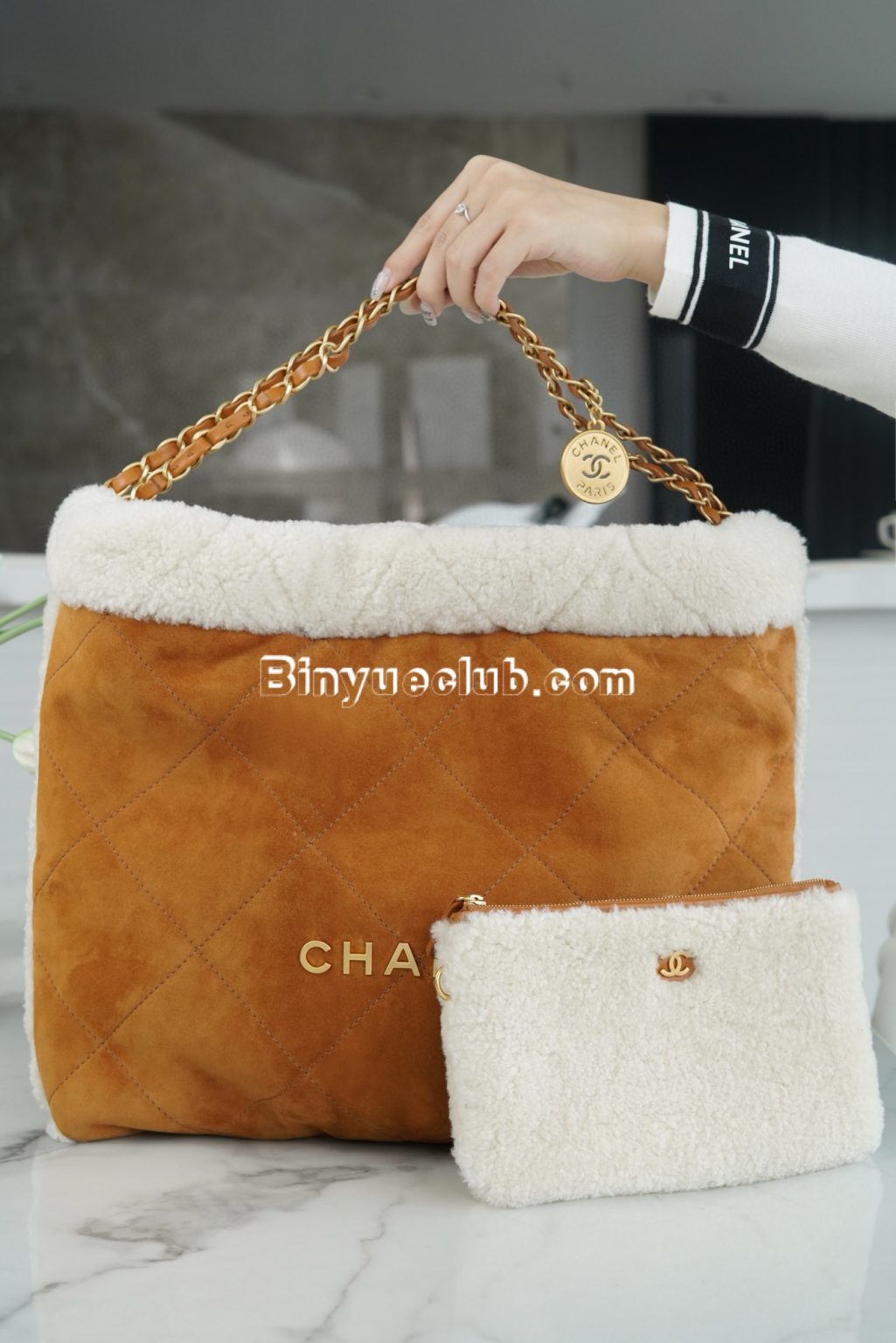 CHANEL 23b Seasonal Limited Edition Teddy Bear - Caramel 🧸 - BinYue Club